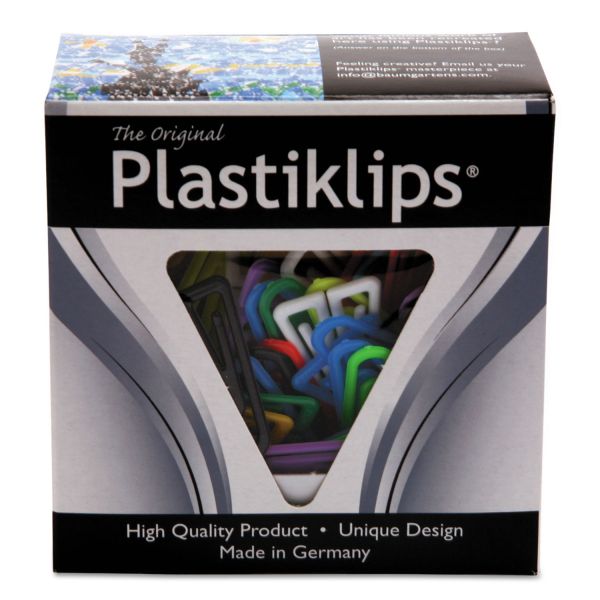 Large Plastiklips-Assorted Colors-LP-0600-Qty 1200-6 boxes of 200 ...
