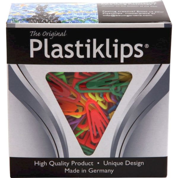plastic paper clips medium